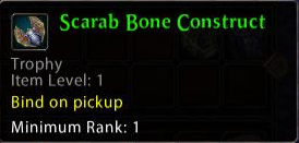 Scarab Bone Construct (Trophy) - RoR Wiki