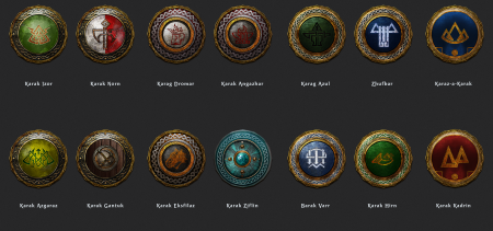 Dwarf & Greenskin Heraldry Shields - RoR Wiki